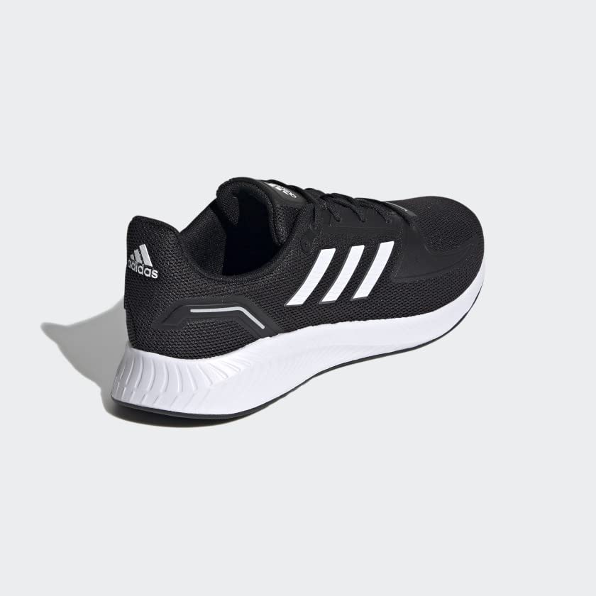 adidas Men's Runfalcon 2.0 Running Shoe, Black/White/Grey, 11