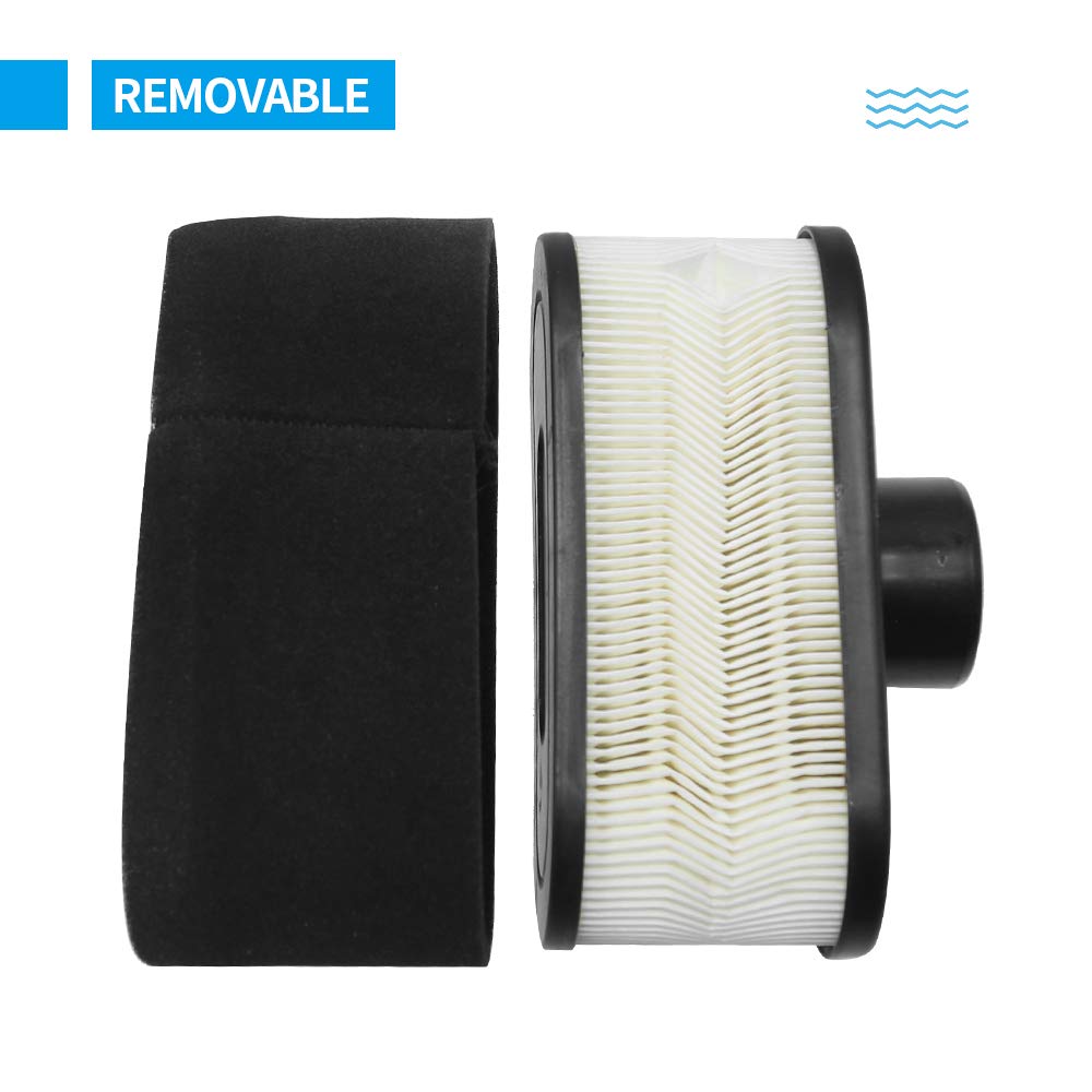 Anxingo 11013-7047 Air Filter 49065-7007 Oil Filter Spark Plug for Kawasaki FR651V FR691V FR730V FS481V FS541V FS600V FS651V FS691V 4-Stroke Engine John Deere BobCat Gravely Lawn Mower Tune Up Kit