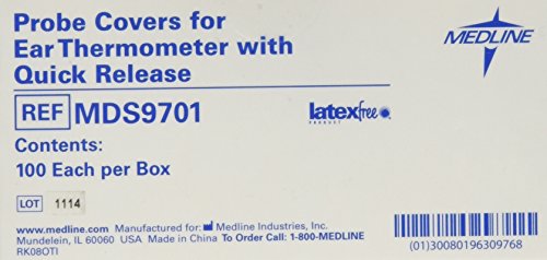 Medline MDS9701 Medline Tympanic Thermometer Probe Covers