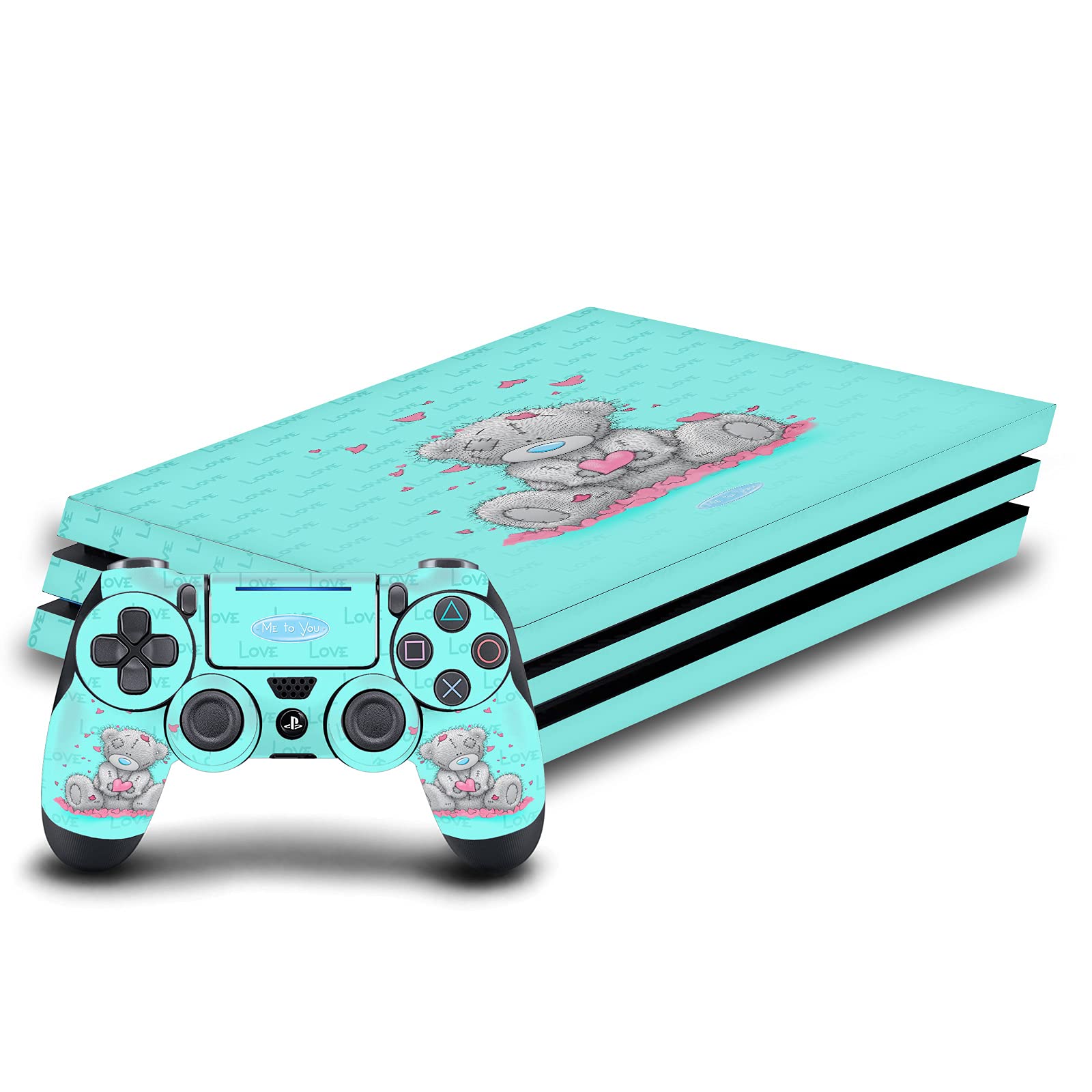 Head Case Designs Officially Licensed Me To You Love Classic Tatty Teddy Matte Vinyl Sticker Gaming Skin Case Cover Compatible With Sony PlayStation 4 PS4 Pro Console and DualShock 4 Controller