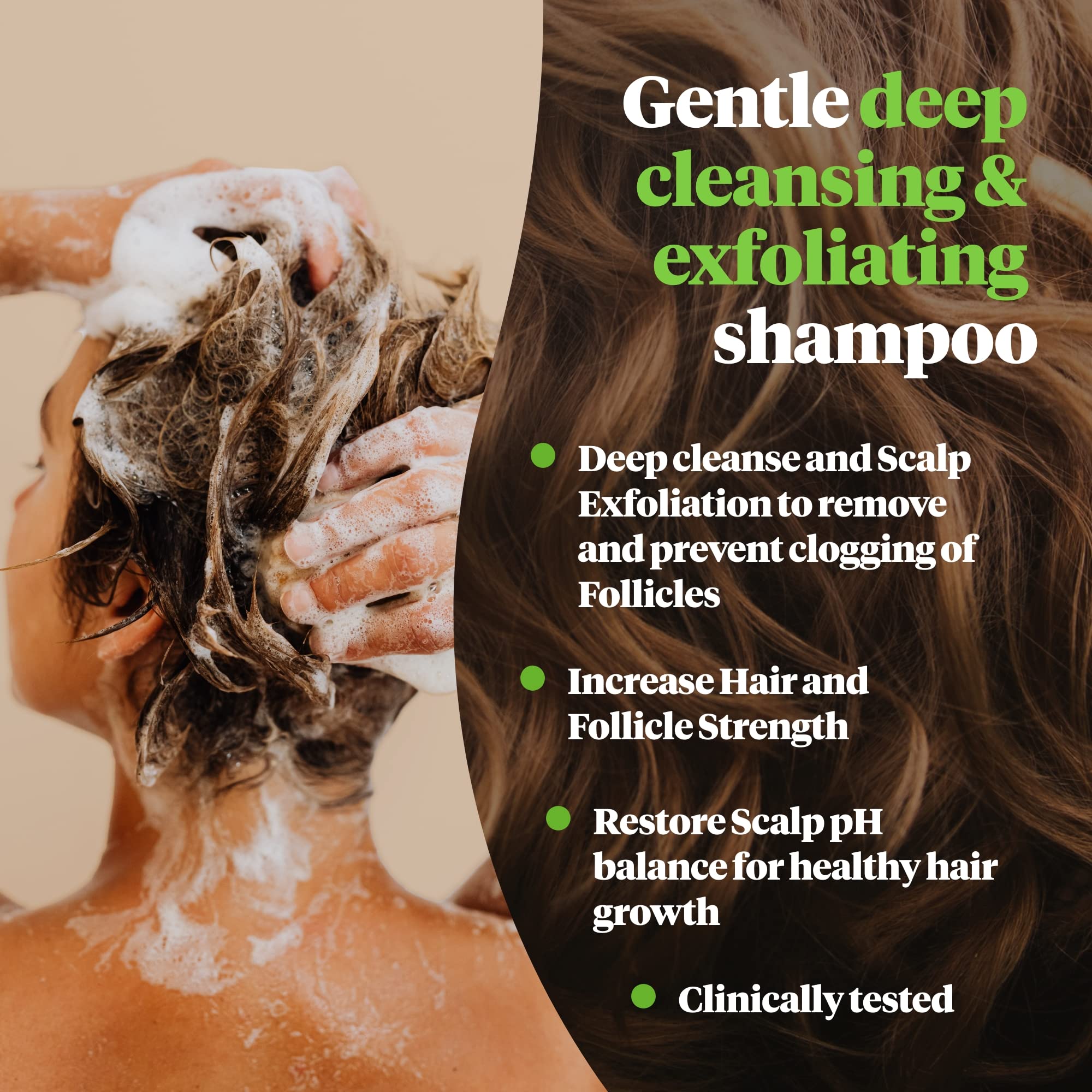 Reviv3 Procare PREP Cleanser Shampoo – Clinically Tested – Hair and Scalp Care Anti-Thinning and Fine Hair Cleansing Shampoo – Color Safe – All Hair Types – For Women and Men 25.4 fl. oz