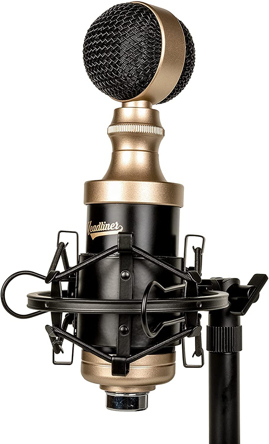Headliner Los Angeles Starlight USB Condenser mic with Desktop Stand and Shock Mount for Mac, PC, Streaming, Podcasting, Gaming and Recording; Vintage Style