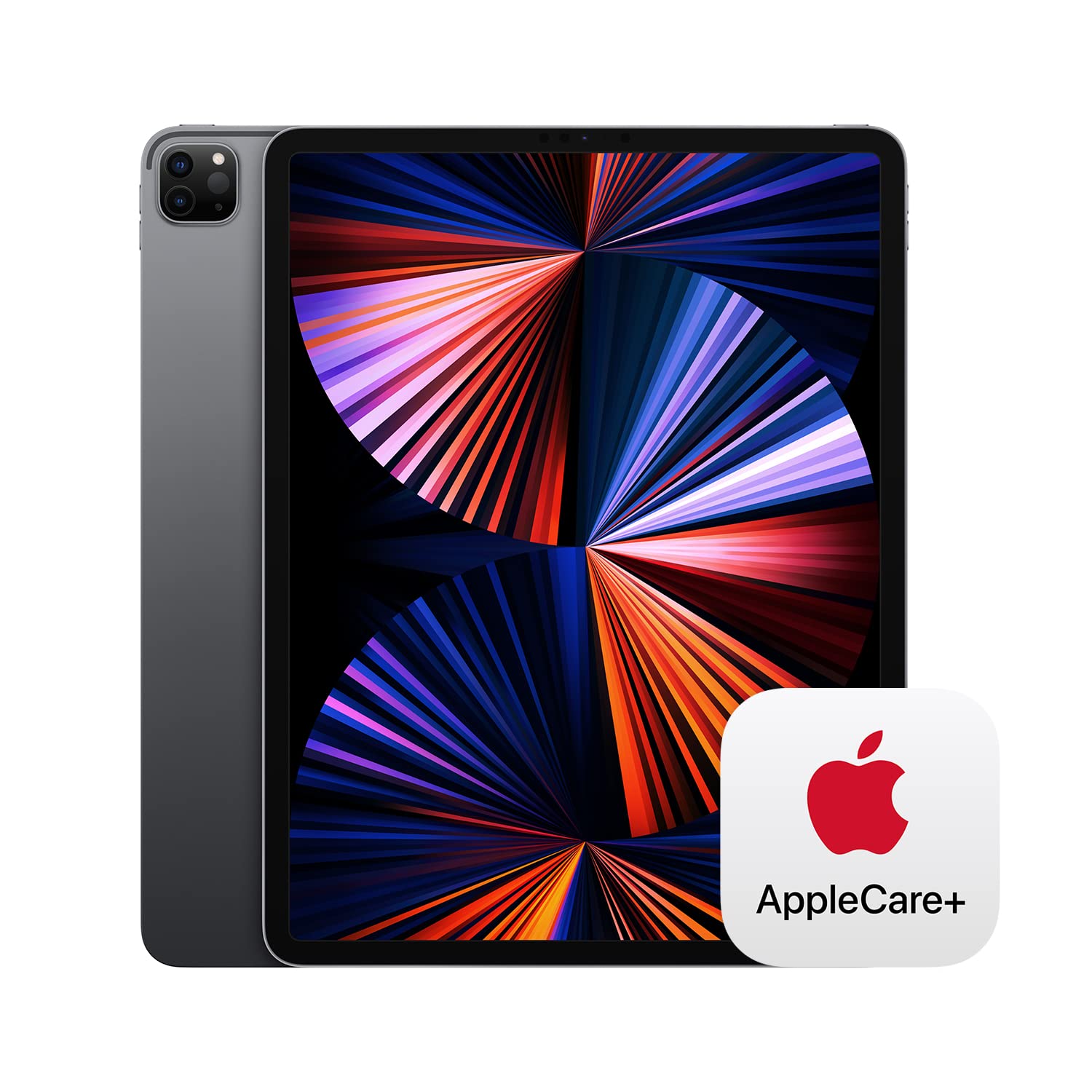 Apple 2021 12.9-inch iPad Pro (Wi-Fi + Cellular, 128GB) - Space Gray with AppleCare+ (2 Years)