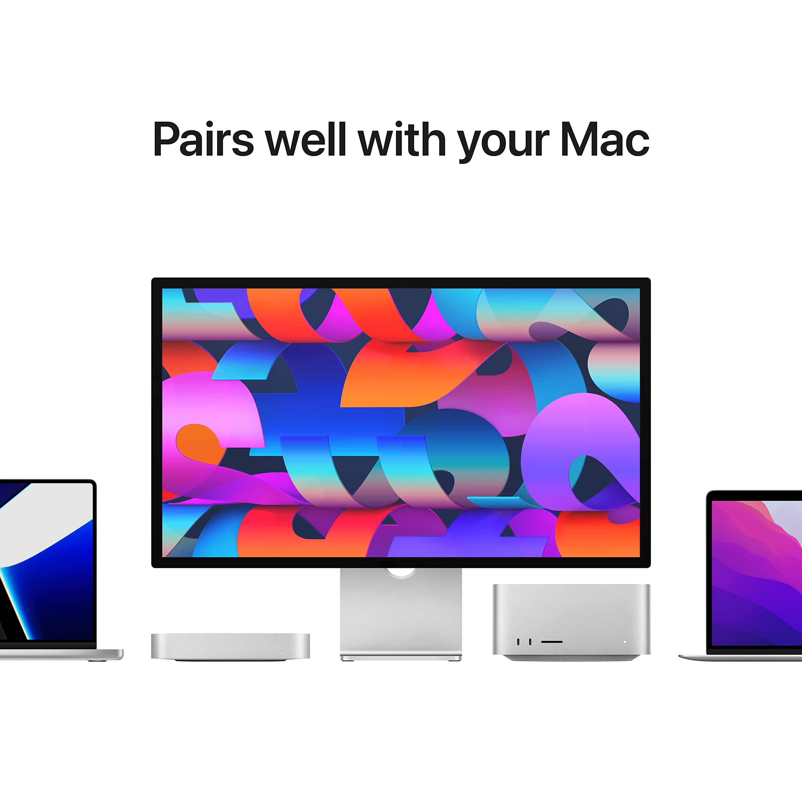 Apple 27 Inches Studio Display - Standard Glass - Tilt-Adjustable Stand (Renewed)