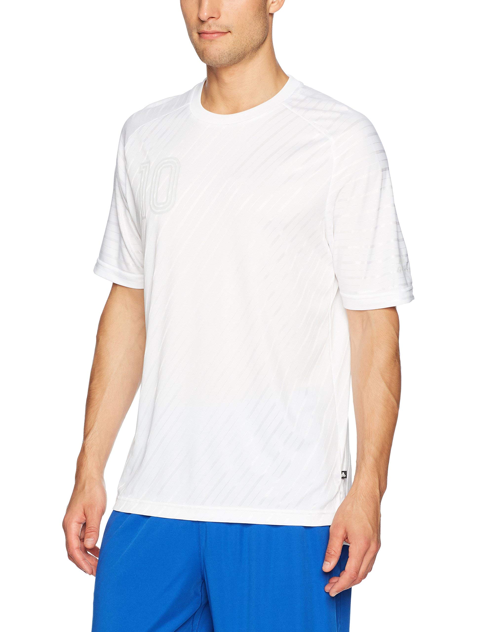 adidas Men's Soccer Tango Club Jersey, White, Medium