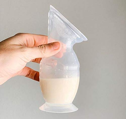 Haakaa New Silicone Breast Pump 150ML with Suction 100% Food Grade Silicone BPA PVC and Phthalate Free (150ml)