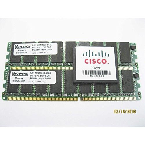 MEM3800-256U1024D 2x512MB 1GB dram + MEM3800-512CF Flash Max Memory Kit for Cisco 3825 3845 Routers