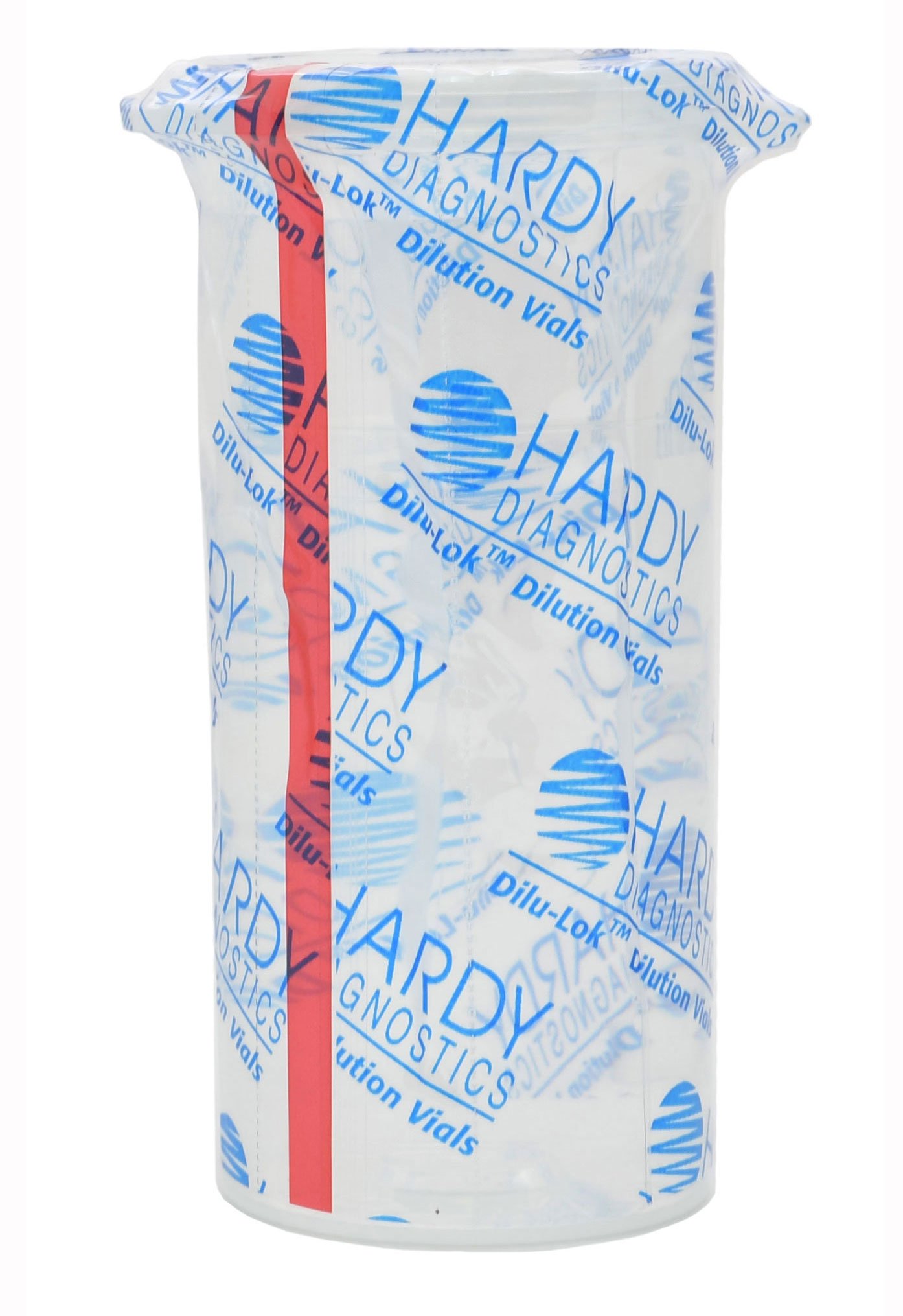 Hardy Diagnostics Dilu Lok, Deionized Sterile Water, 99 Milliliter, Dilution Blank, 145 Milliliter Polypropylene Bottle with Hinge, Order by the Package of 50