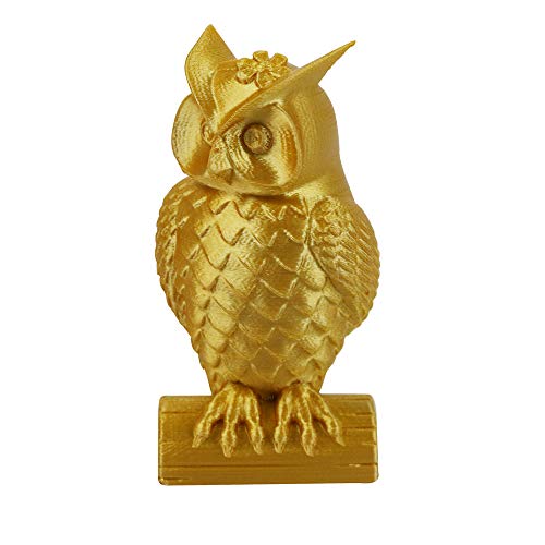 Silk Gold PLA Filament 1.75 mm 3D Printing Filament 1KG 2.2LBS Spool 3D Printer Material Shine Silky Shiny Metallic Metal CC3D Silk PLA Gold Filament