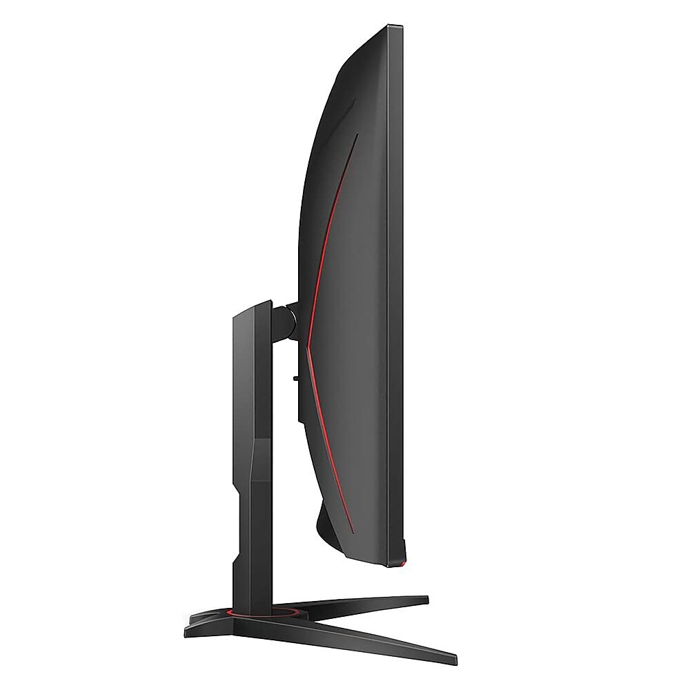 AOC C32G2E 32" Curved Frameless Gaming LCD Monitor FHD, 1500R Curved VA, 1ms, 165Hz, FreeSync, 1920 x 1080 (AMD Adaptive Sync) 3-Year Zero Dead Pixel Policy (Renewed)