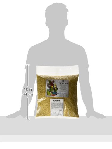 HARI Tropican Bird Food for Finches, Budgies, And Canaries, Hagen Parrot Food with Egg Granules, 8 lb Bag