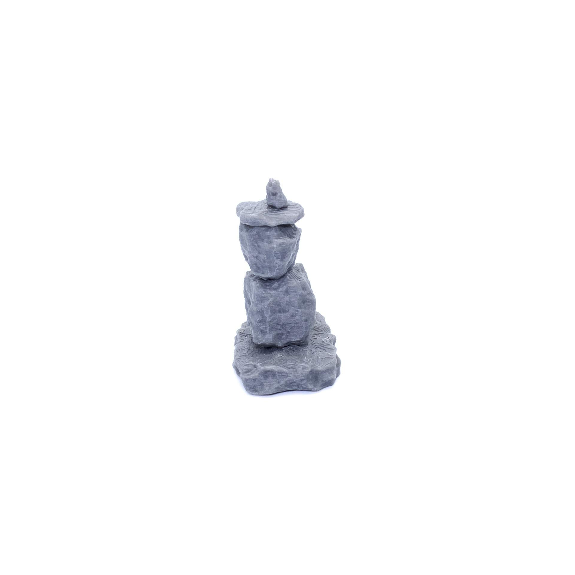 Cairns, 3D Printed Tabletop RPG Scenery and Wargame Terrain for 28mm Miniatures