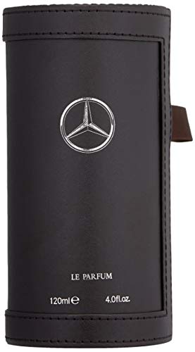 Mercedes-Benz - Le Parfum - Irresistible Fragrance For Men - Wood And Leather Scent - For Dynamic, Leading Personalities - Pink Pepper, Bergamot, Violet Leaves, Amber Notes - Eau De Parfum - 4 Fl Oz