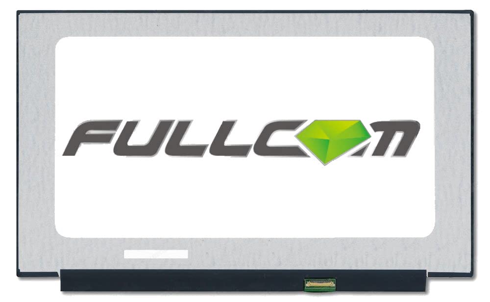 FULLCOM New 15.6" IPS FHD 1080P Matte Laptop LED LCD Replacement Screen/Panel Compatible with B156HAN02.1 HW0A B156HAN02.1 HW7A B156HAN02.1 HW4A B156HAN02.1 HW9C N156HCA-EAC (Non-Touch)