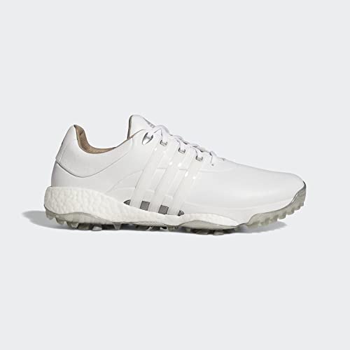 adidas Men's Tour360 22 Golf Shoes, Footwear White/Footwear White/Silver Metallic, 10.5