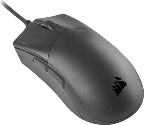 Corsair Sabre PRO Champion Series Gaming Mouse - Ergonomic Shape for Esports and Competitive Play - Ultra-Lightweight 69g - Flexible Paracord Cable QUICKSTRIKE Buttons with Zero Gap