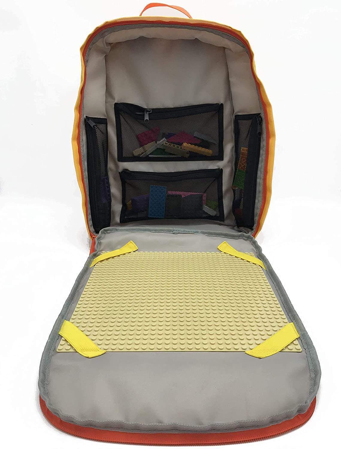 Cortex Toys Block Pack with Building Plate – Toy Backpack for Building Blocks – Clever & Safe Construction Toys Storage Backpack – Carry, Organize & Store Interlocking Building Blocks - Unisex