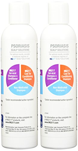 MG217 Therapeutic Salicylic Acid Shampoo and Conditioner, 8 Fl Oz (Pack of 2)