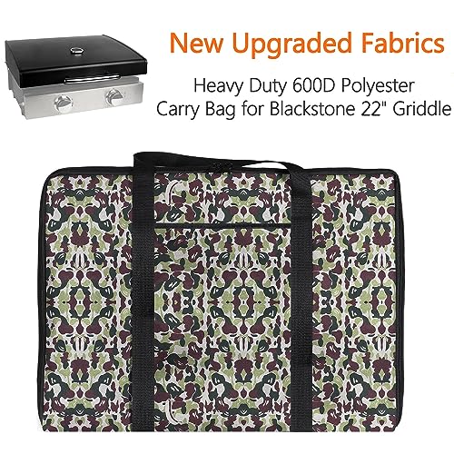 BQMAX 5011 Griddle Hood/Lid for Blackstone 22" and Griddle Cover Replacement Kit for Blackstone 22" Griddle-Camo