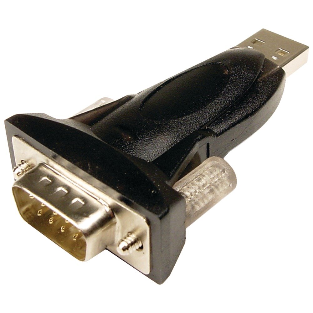 Cables Unlimited USB-2920 USB2.0 to RS232 Serial Adapter (Black)