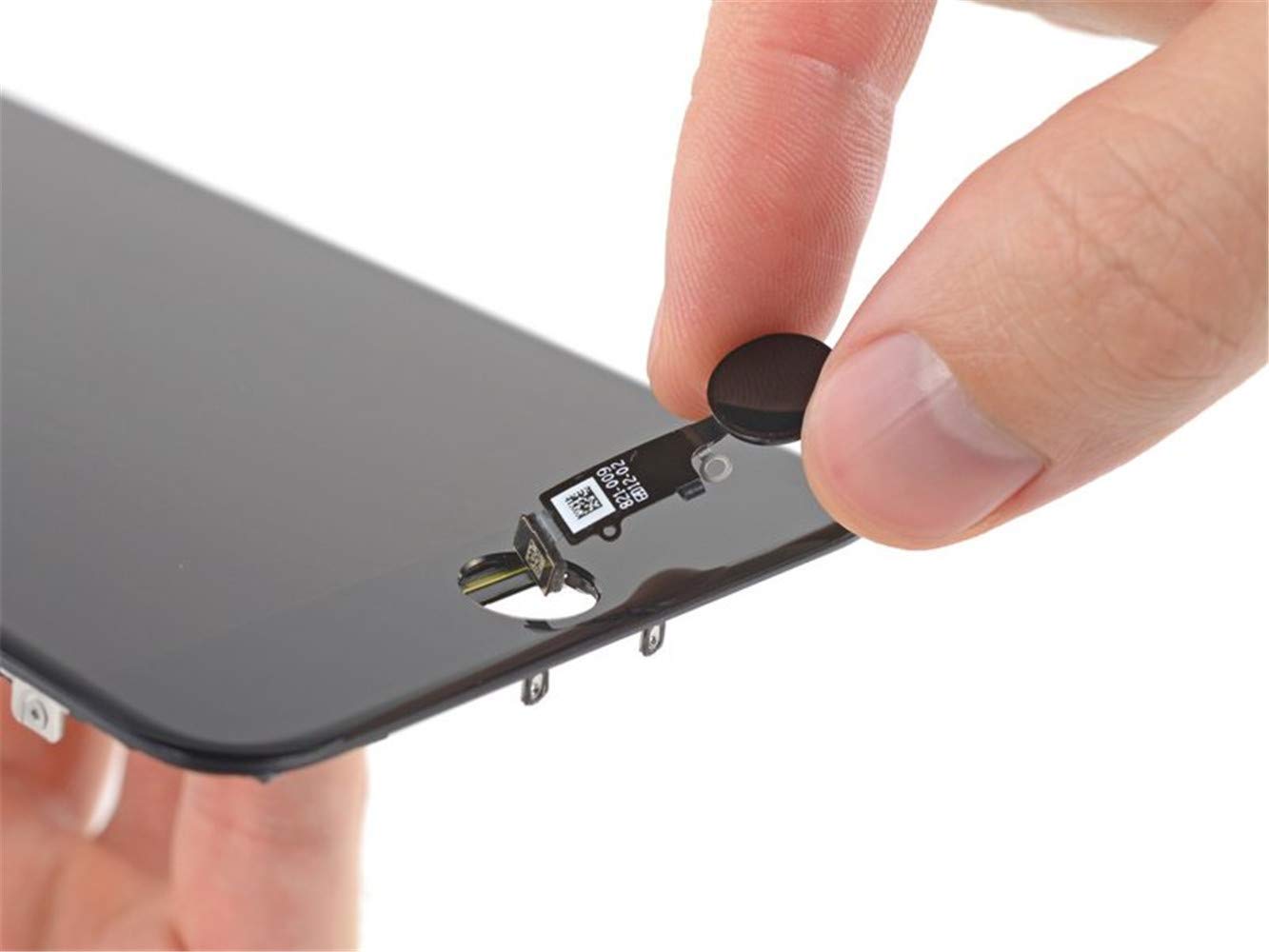 Afeax Compatible with Apple iPhone Home Button Main Key Flex Cable Replacement for iPhone 7/7 Plus/8/8 Plus (Black)