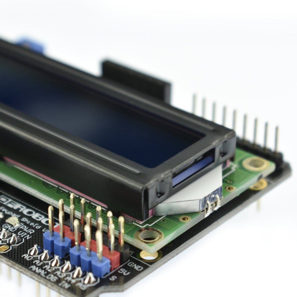 DFROBOT-DFR0009 Gravity: 1602 LCD Keypad Shield For Arduino