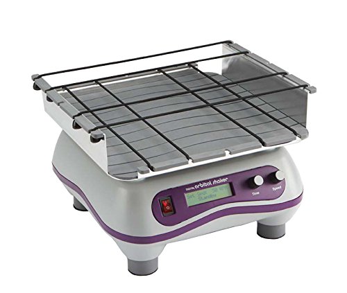 Heathrow Scientific Certified Digital Orbital Shaker, Adjustable Speed, 20 to 300 RPM, Timed and Continuous Modes, LCD Displayed Speed & Time, 10 Pound Weight Capacity, 11x11 Inch Working Platform