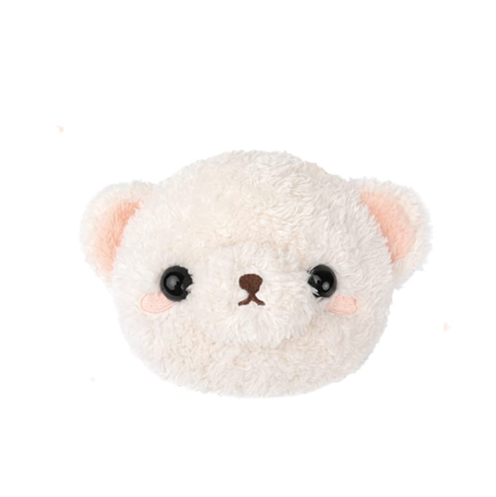 Hipi-shop Bear lolita plush Japanese cute Plush bag Creative shoulder bag Wallet Purse CrossBody bag for women and Girls (Black)