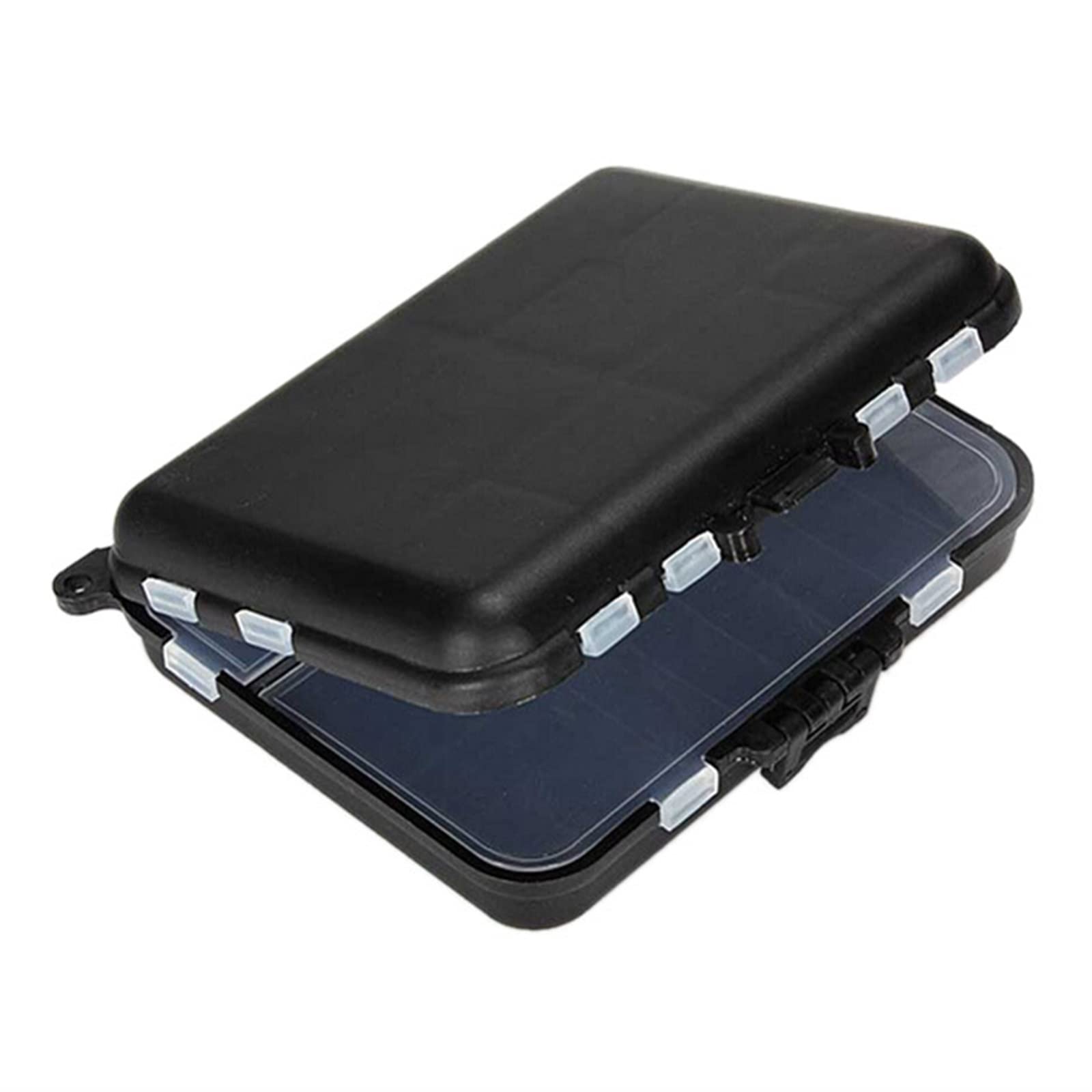 AKNHD Storage Box, Fishing Equipment Box Compartments for Small Hooks Transparent Plastic Waterproof Water Lures Lures Fishing Equipment Boxes Accessories Tool Box