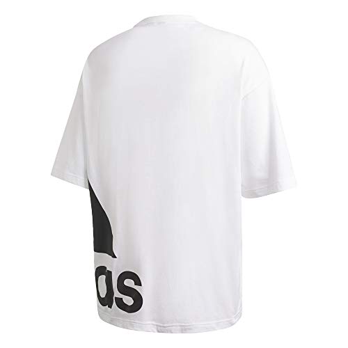 adidas mens Big Badge of Sport Boxy Tee White/Black XX-Large
