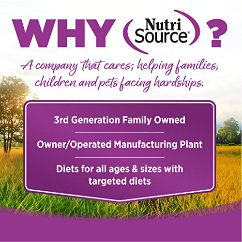 NutriSource Puppy Food, Made with Chicken and Rice, Large Breed, with Wholesome Grains, 15LB, Dry Dog Food