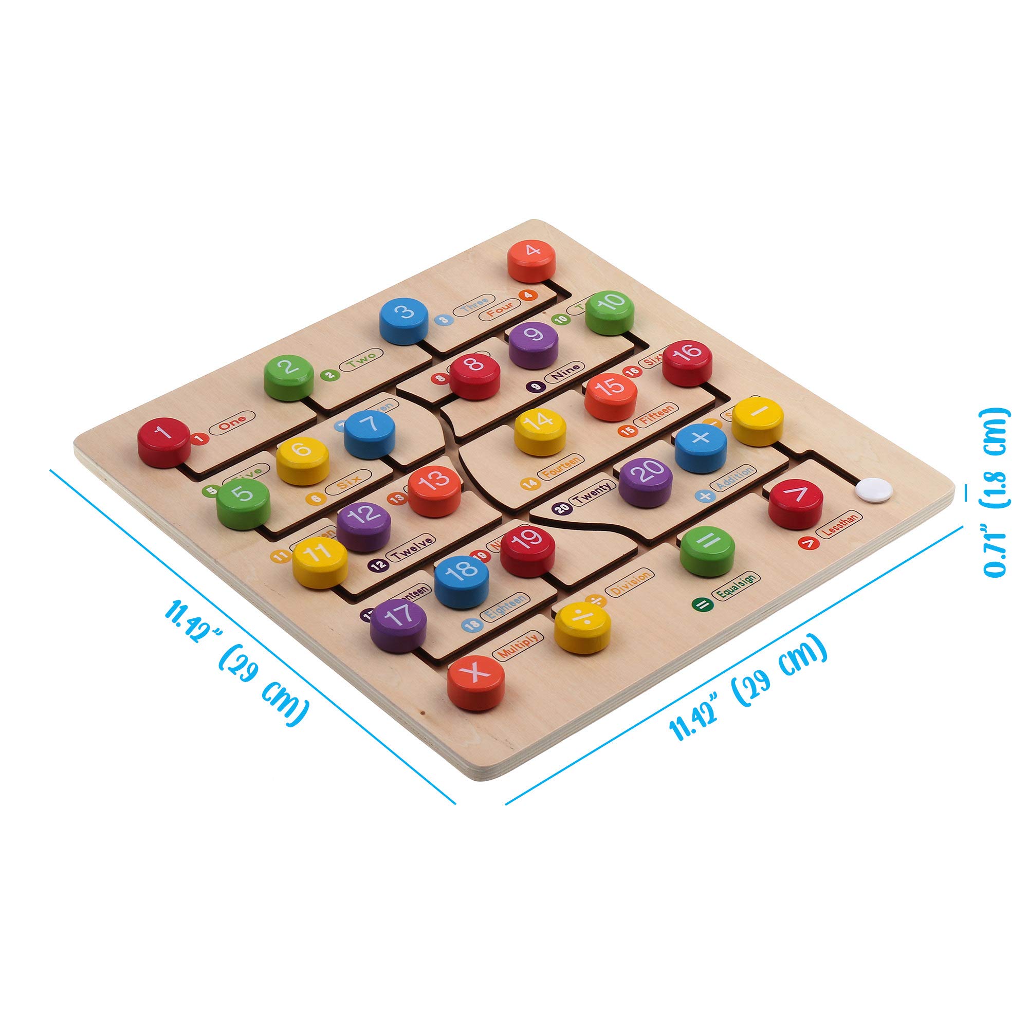 Boxiki kids Wooden Alphabet Puzzle. Alphabet Board for Kids with Wooden Letters. Best Learning ABC Puzzles That Help in Developing Motor Skills, Concentration and Imagination in Children.