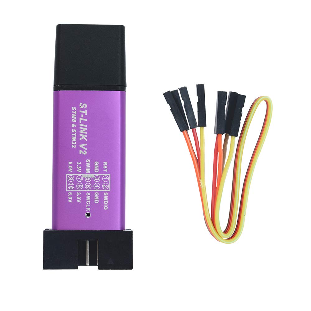 Aideepen ST Link V2 Programming Unit Mini Emulator Downloader M89 New (Random Color)+ESP32-CAM W-BT Board