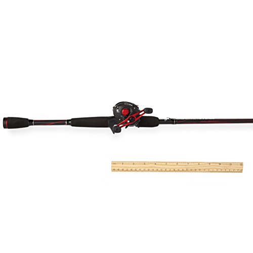Abu Garcia Black Max & Max X Low Profile Baitcast Reel and Fishing Rod Combo