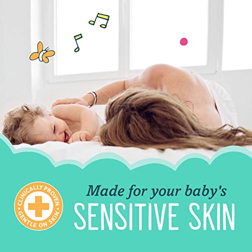 Seventh Generation Free & Clear Baby Wipes Refill Unscented and Sensitive Gentle as Water 64 count Pack of 12 (768 Total)
