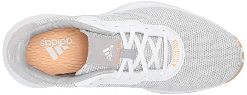 adidas mens Golf Shoe, Grey/White/Hazy Orange, 11 US