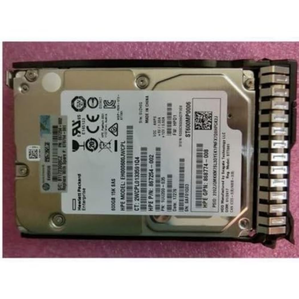 Hewlett Packard Enterprise 870795-001 Internal Hard Drive 2.5" 900 GB SAS