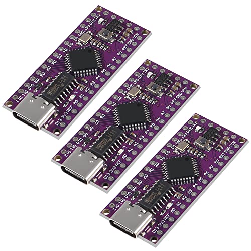 AITRIP 3PCS Type-C LGT8F328P-LQFP32 LGT8F328P LQFP32 MiniEVB HT42B534 SOP16 USB Driver Development Board Compatible with ATMEGA328 Nano V3.0 for Arduino