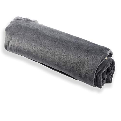 KWLET Pregnancy Pillow C Shaped Cover/Maternity Pillow Case with Double Zippers, Velvet, 57x30 Inch