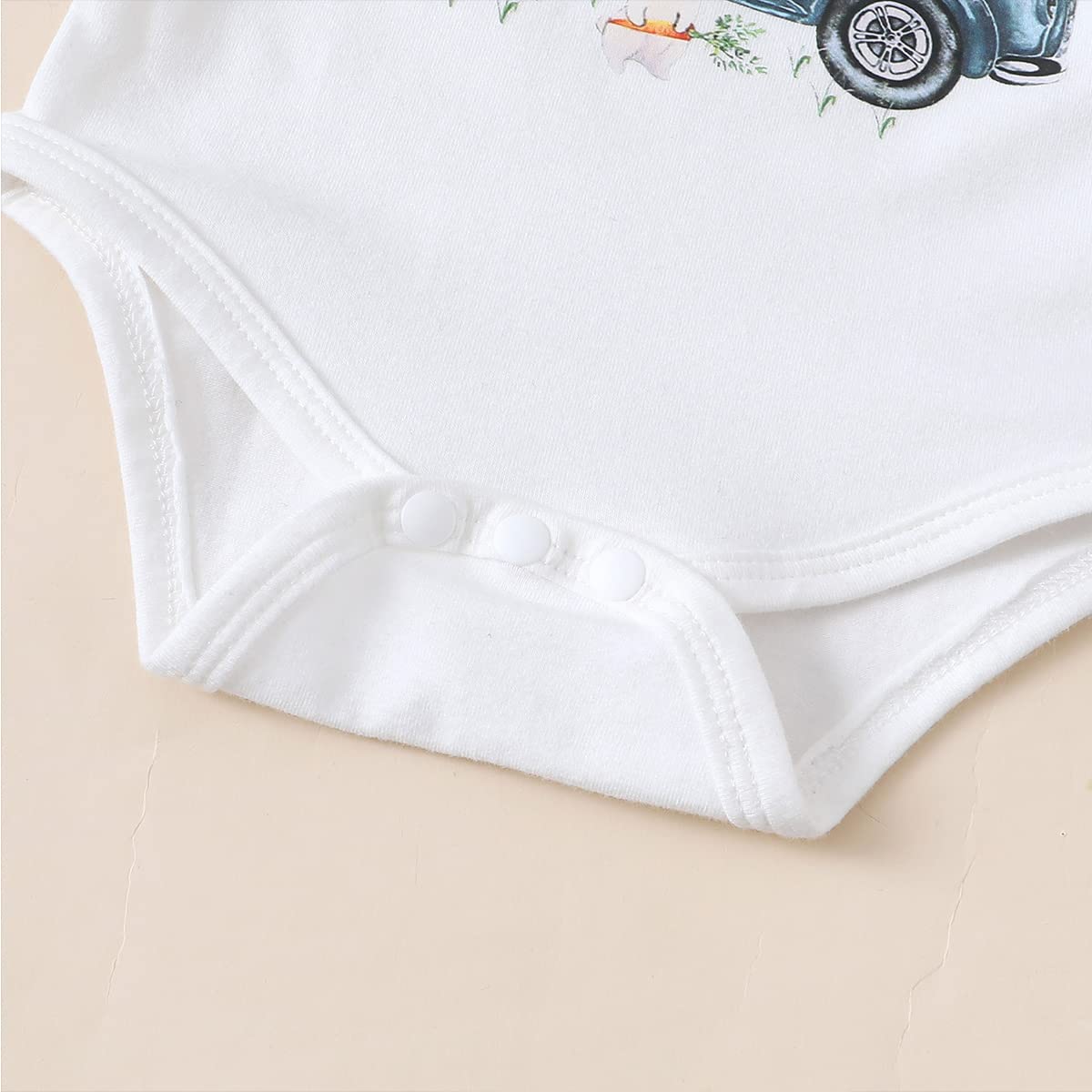 Aslaylme Newborn Boy Easter Day Clothes Baby My First Easter Outfit (Blue-1st, 3-6 Months)