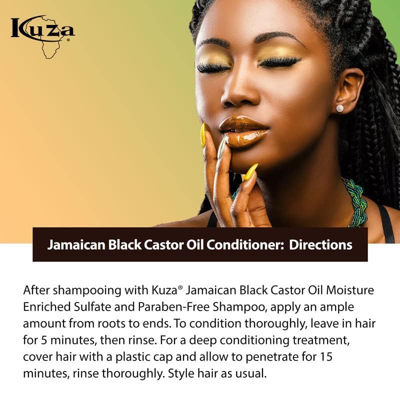 Jamaican Black Castor Oil with COCONUT Oil Conditioner 8oz.
