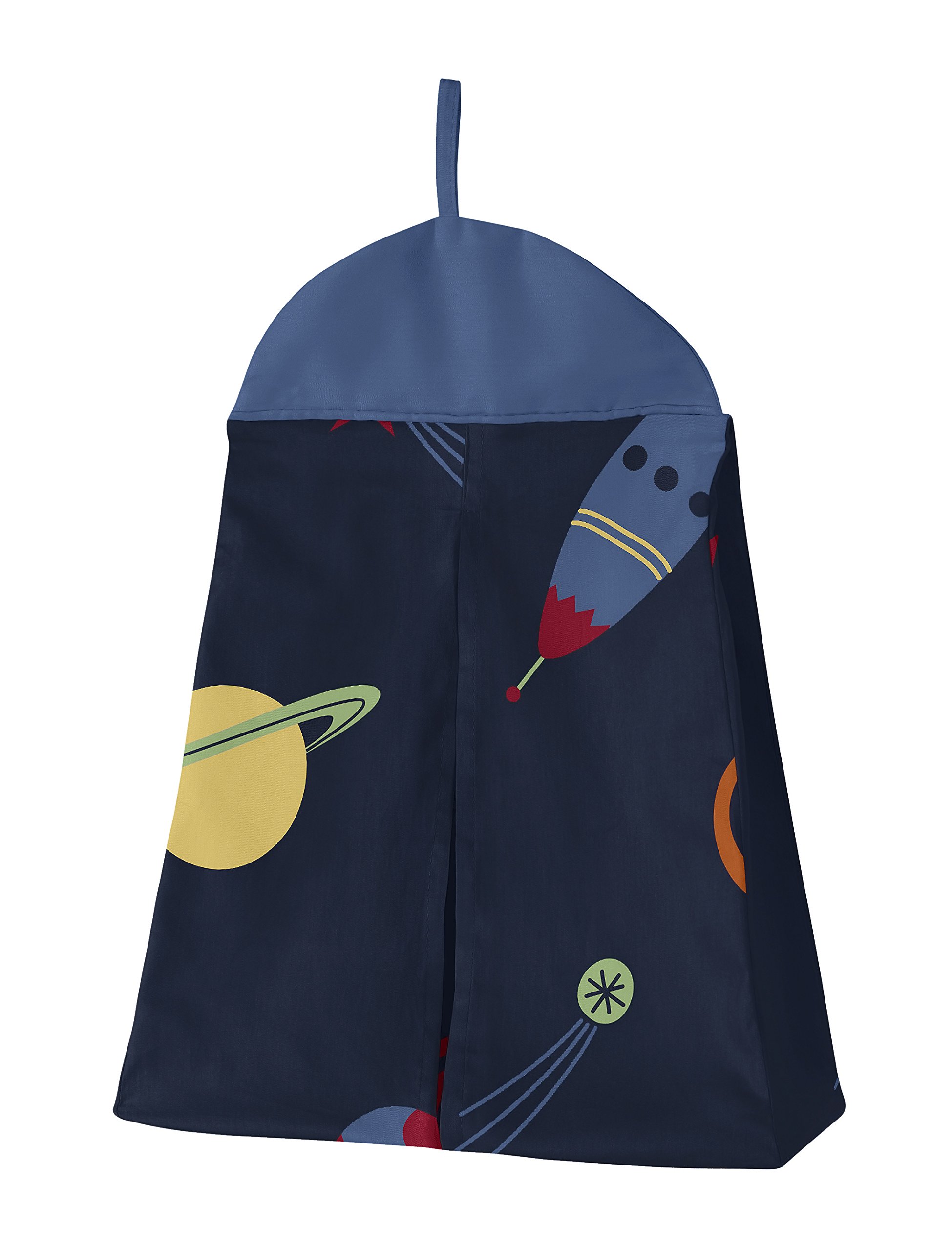 Sweet Jojo Designs Space Galaxy Rocket Ship, Planet, Galactic 11 Piece Baby Boy or Girl Bedding Crib Set