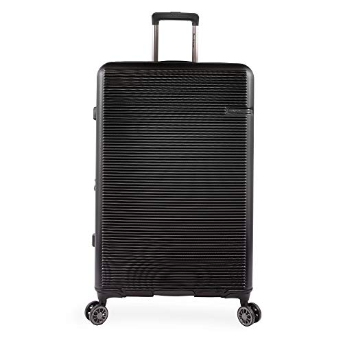 Brookstone Luggage Nelson 2pc Hardside Spinner Luggage, Black, 2 Piece Set