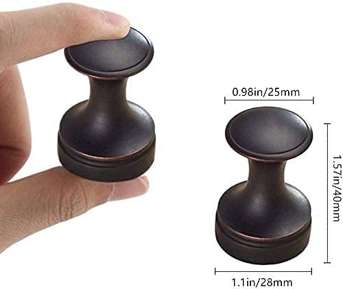 Leyden Bronze Towel Hooks, Oil Rubbed Brass Robe Hooks Antique Coat Clothes Hanger Bathroom Kitchen 2 Packs