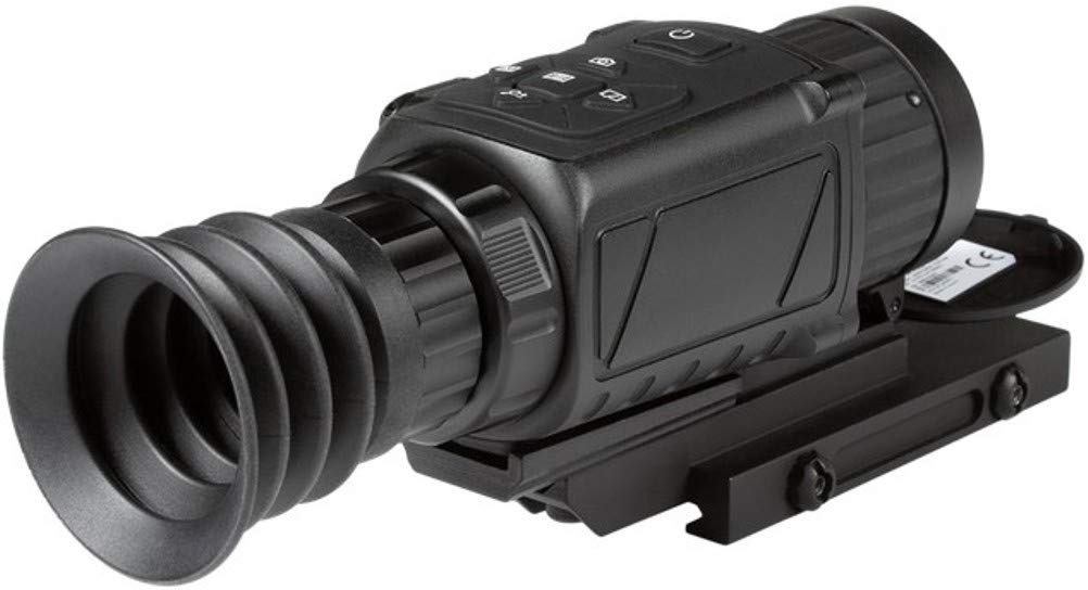AGM Global Vision Rattler TS35-384 Thermal Imaging Riflescope for Hunting - Waterproof, Shockproof, and Customizable Thermal Scope with Adjustable Color Palettes, 8X Digital Zoom, 35mm Lens.