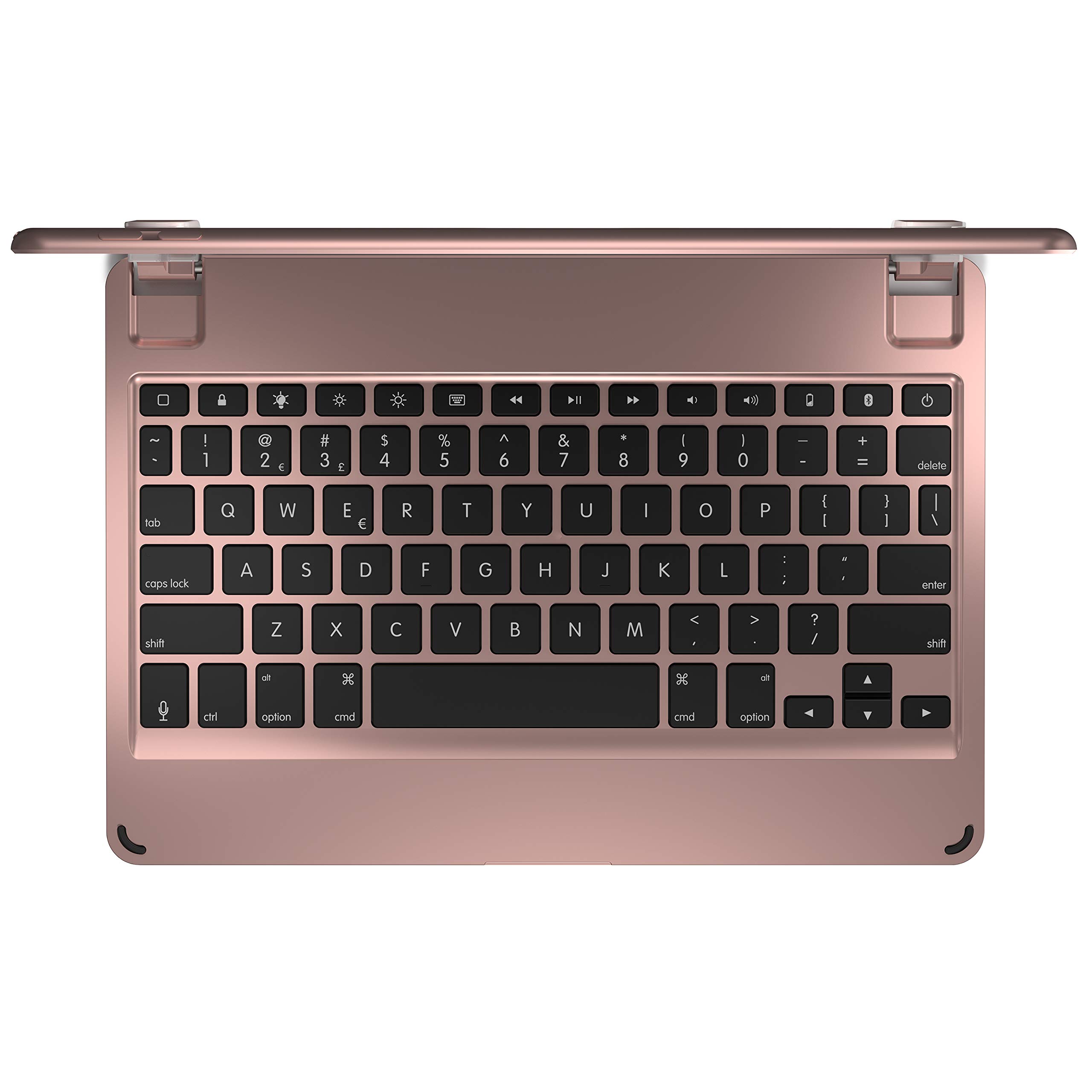 Brydge 10.5 Keyboard for iPad Air (2019) and iPad Pro 10.5 inch, Aluminum Bluetooth Keyboard with Backlit Keys (Rose Gold)