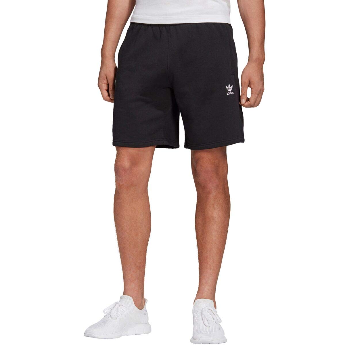 adidas Originals,mens,Trefoil Essentials Shorts,Black,Medium