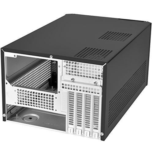 Silverstone Tek Micro-ATX, Mini-DTX, Mini-ITX Small Form Factor Computer Case, Compatible with ATX PSU Cases SG11B