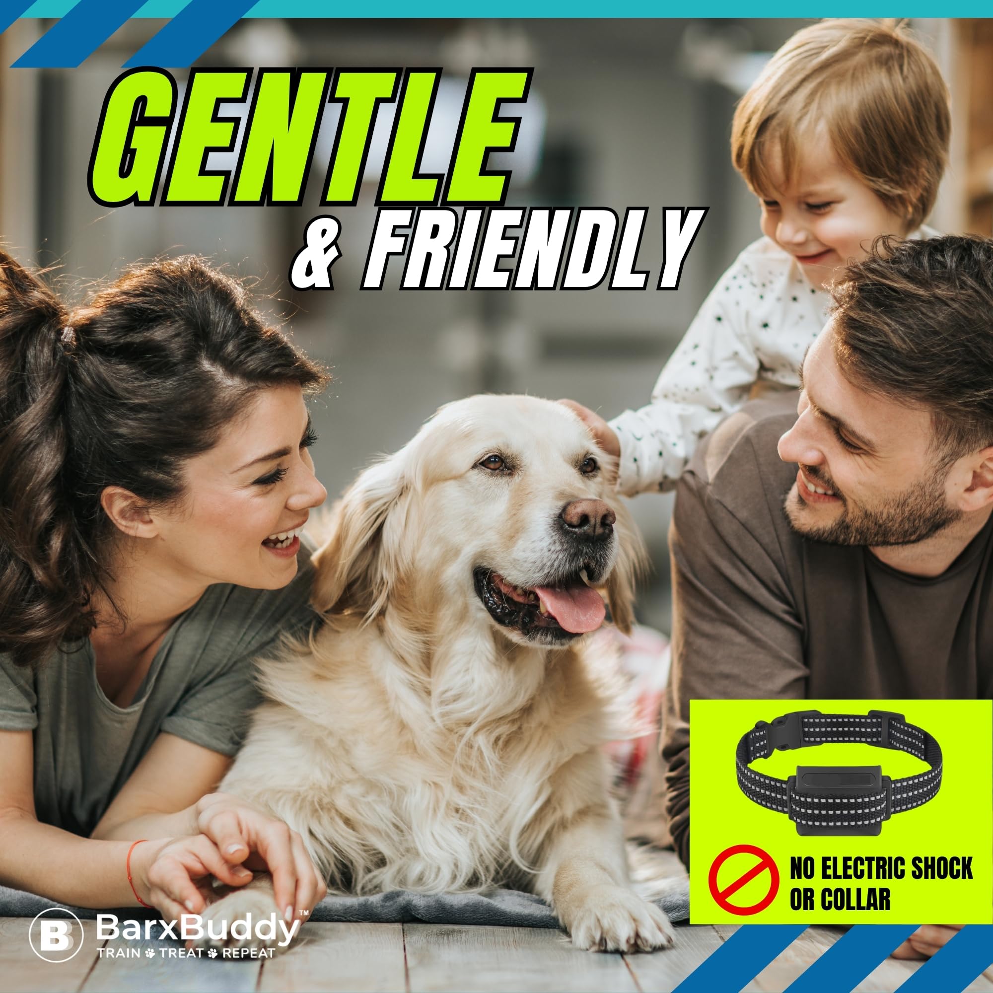 BarxBuddy [3-Pack] BarkShield Home Anti Barking Device, 66ft Long Range Ultrasonic, Waterproof Dog Bark Deterrent Box for Indoor/Outdoor Use, Safe Bark Collar Alternative Dog Training & Behavior Aid