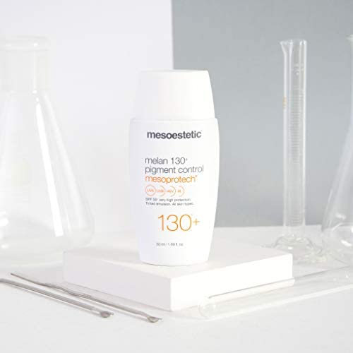 Mesoestetic Mesoprotech Melan Cream SPF 130+ Pigment Control-Protects Skin against UVB, UVA, HEV, IR-Facial Sunblock